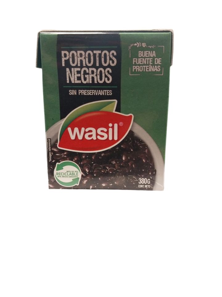 Poroto Negro Wasil 380G – Fenix Minimarket